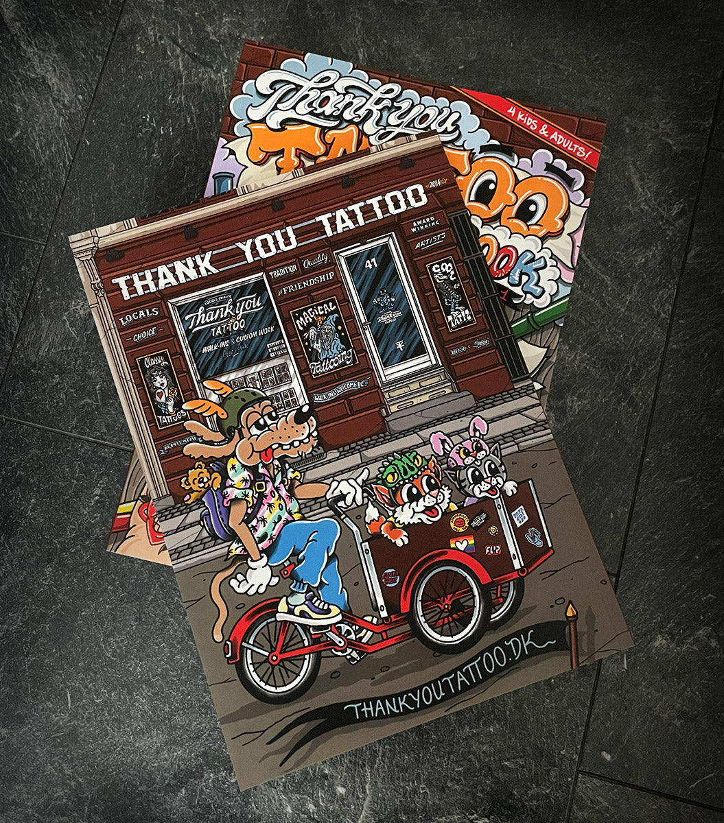 Thank You Tattoo Coloring Book Vol.1 – Paradise404